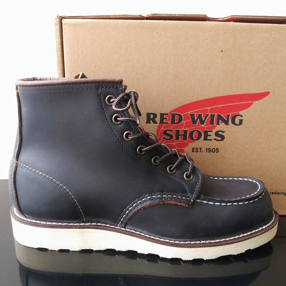 Red Wing Shoes | Shoes | Red Wing Heritage Mens 6inch Classic Moc In Black Made In Usa | Poshmark